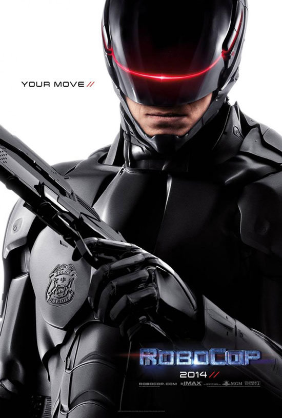 Divulgado o primeiro cartaz oficial de Robocop - UNIVERSO HQ