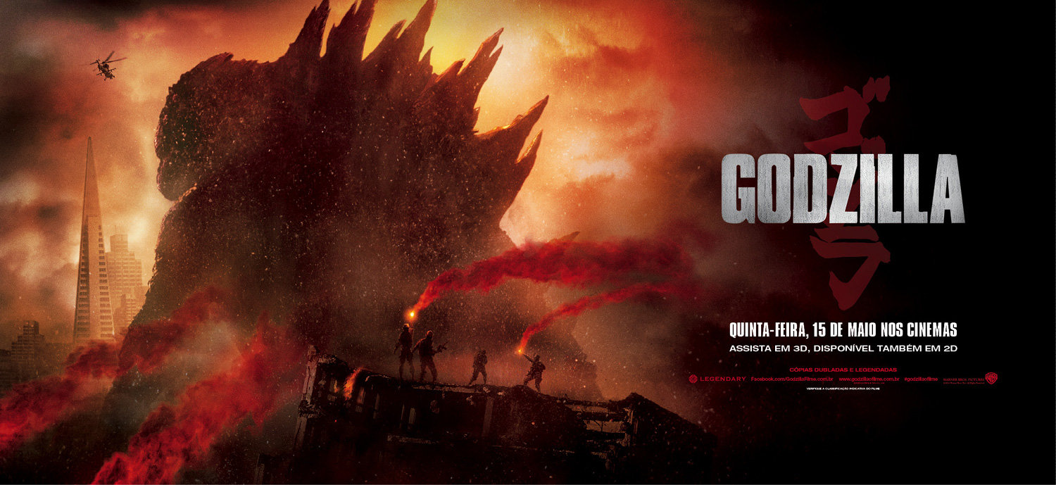 Dois novos cartazes nacionais de Godzilla - UNIVERSO HQ
