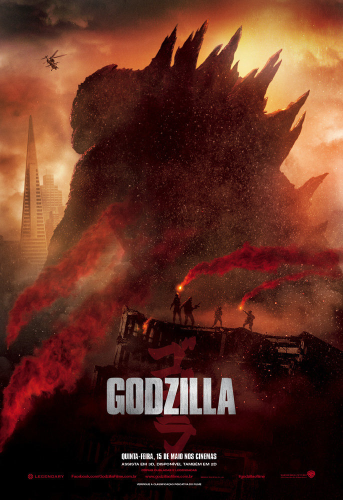 Dois novos cartazes nacionais de Godzilla - UNIVERSO HQ