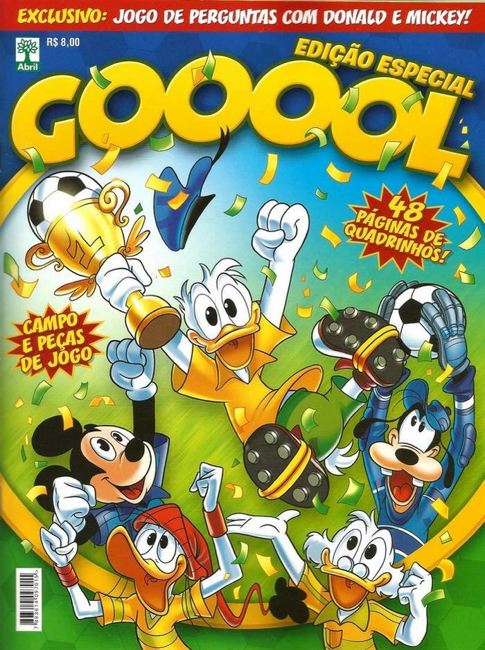 Goool traz os personagens Disney em clima de Copa do Mundo - UNIVERSO HQ