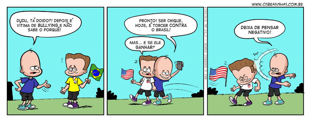 Charge: Só no Brasil - UNIVERSO HQ