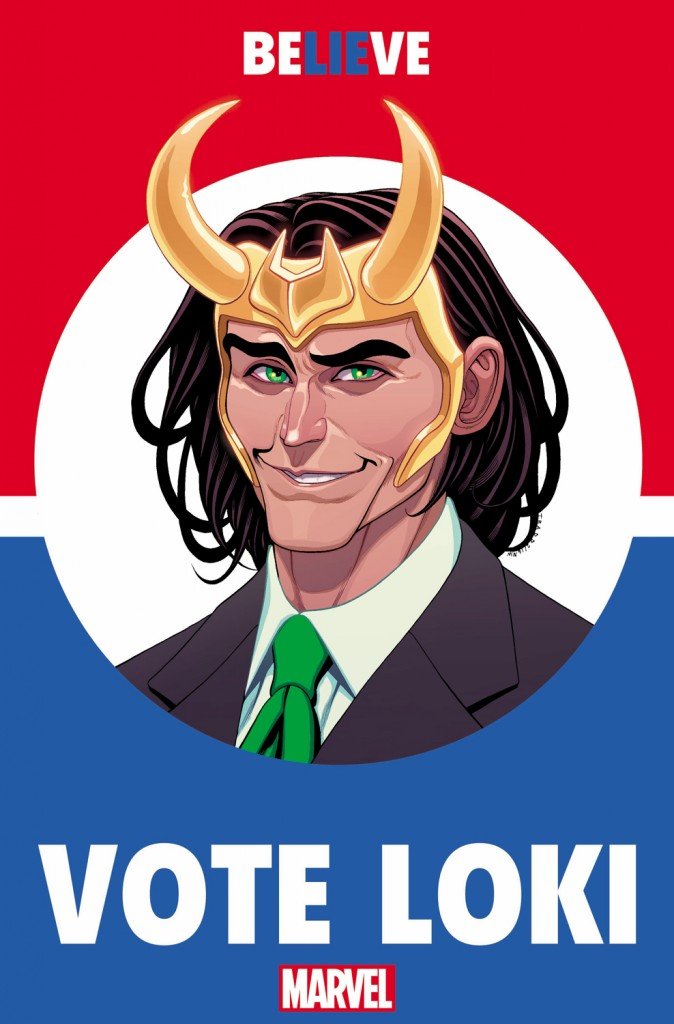Marvel faz campanha para Loki presidente dos Estados Unidos! - UNIVERSO HQ
