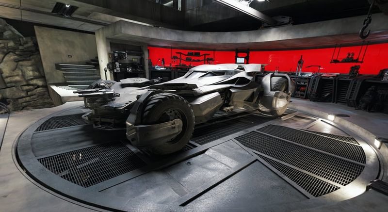 Confira Em Detalhes A Batcaverna Do Filme Batman Vs Superman Universo Hq